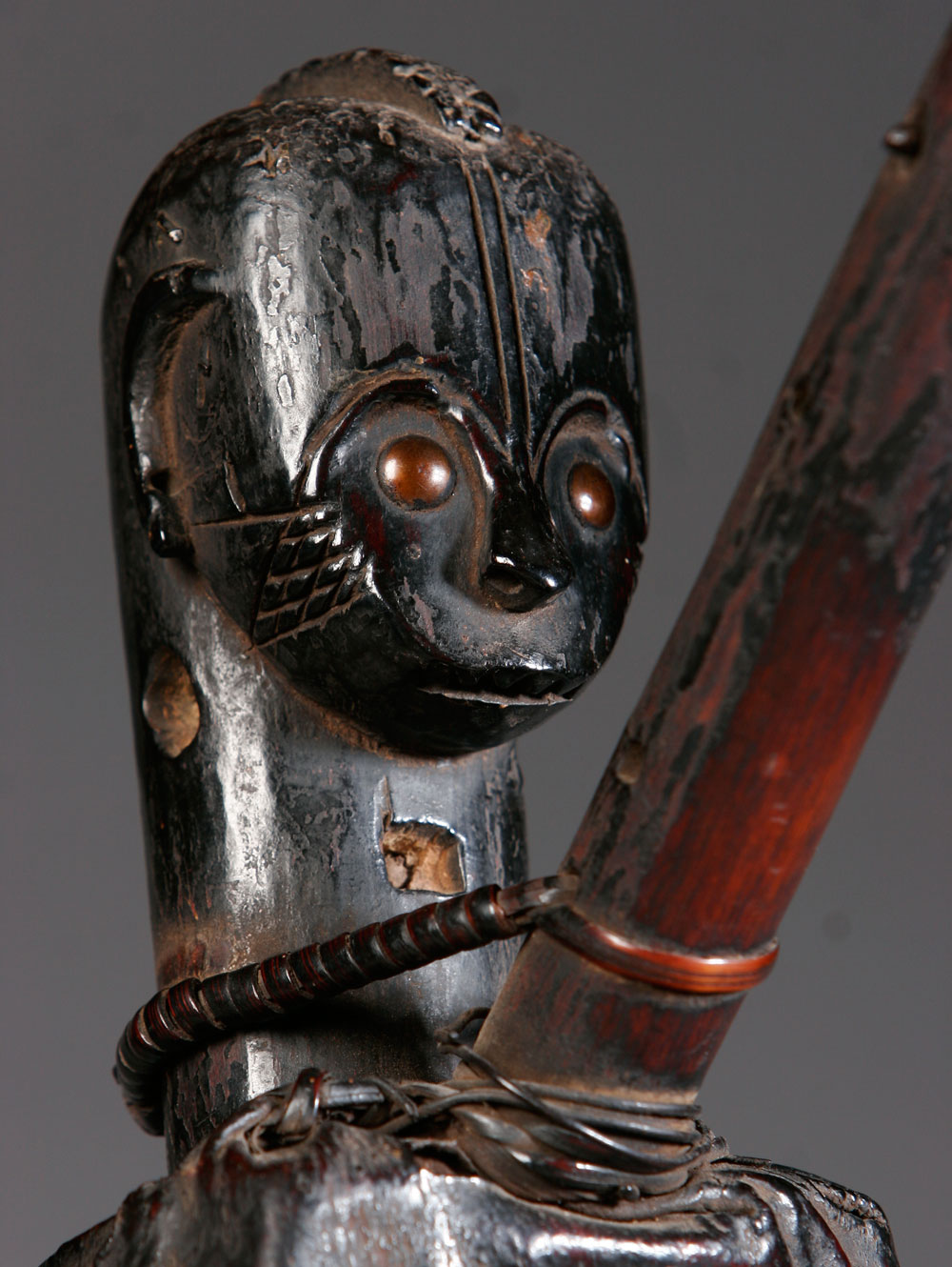 Ngombi harp - David Serra - Fine Tribal Art - Great Fang Harp